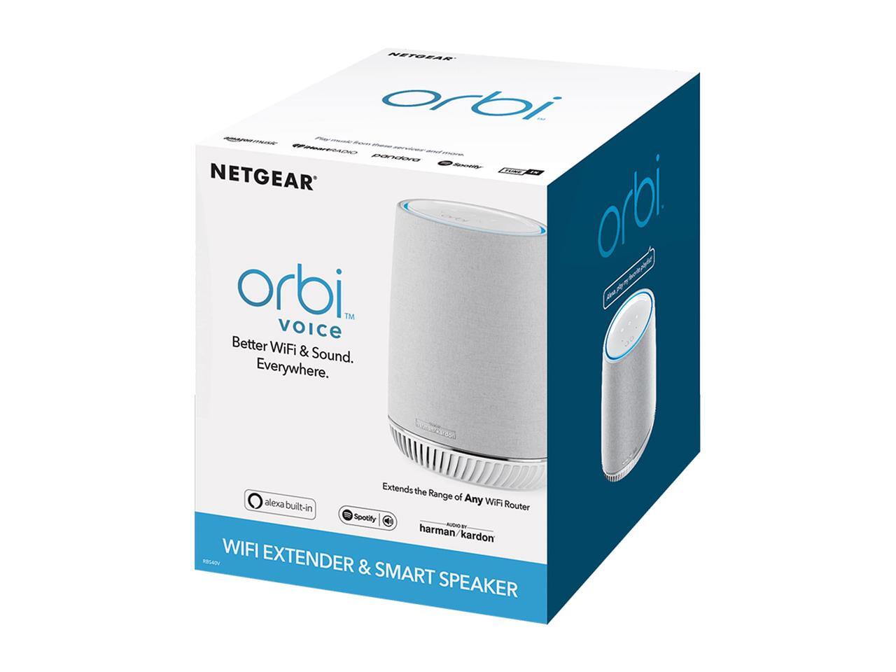 Netgear RBS40V-200NAS Wi-Fi Extender & Smart Speaker - Newegg.com