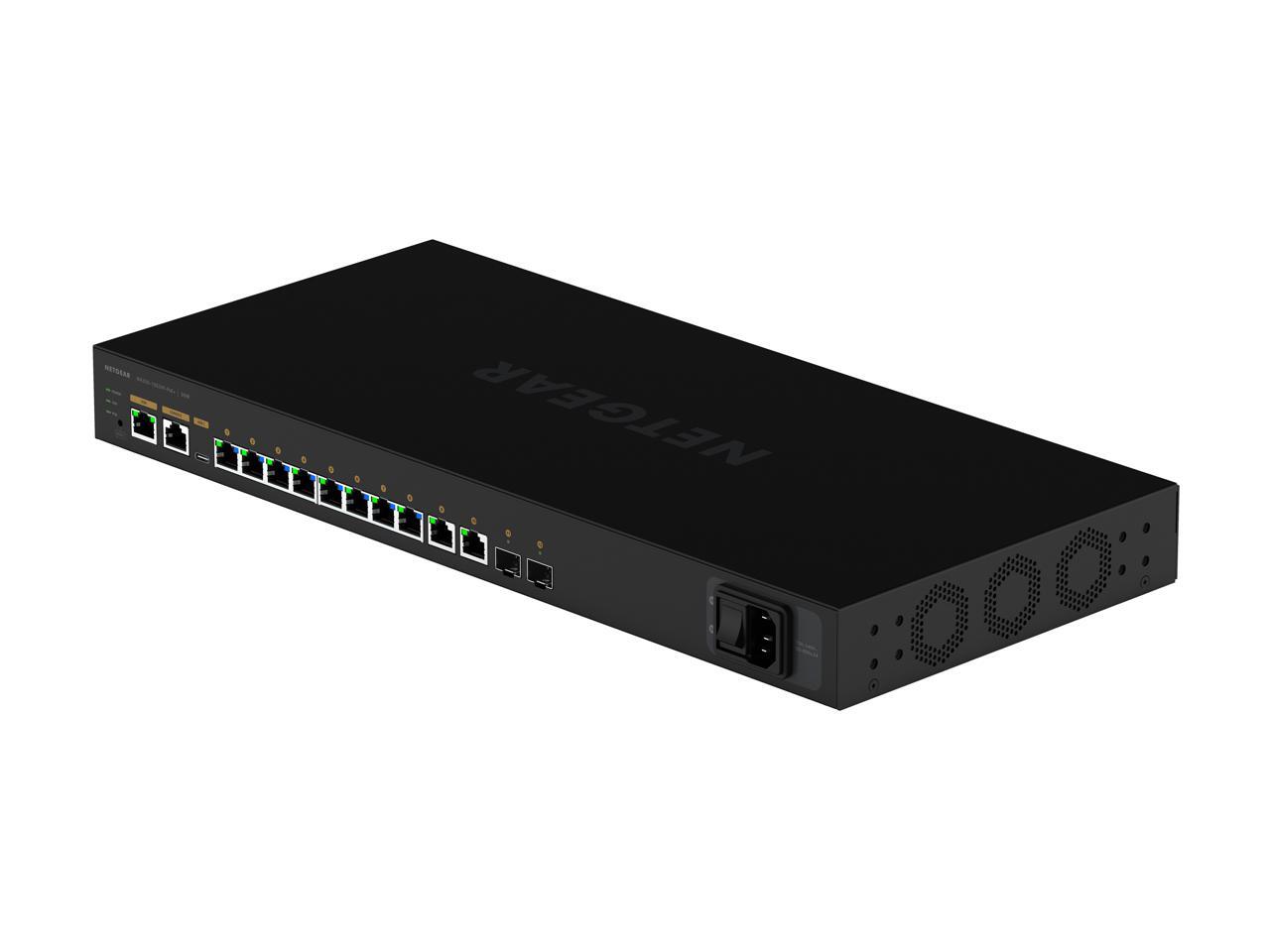 NETGEAR 8x1G PoE+ 240W 2x1G and 2xSFP+ Managed Switch | AV Line M4250 ...