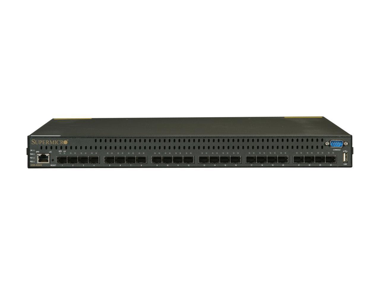 SuperMicro SSE-X24S 24-port 10G Ethernet Switch - Newegg.com