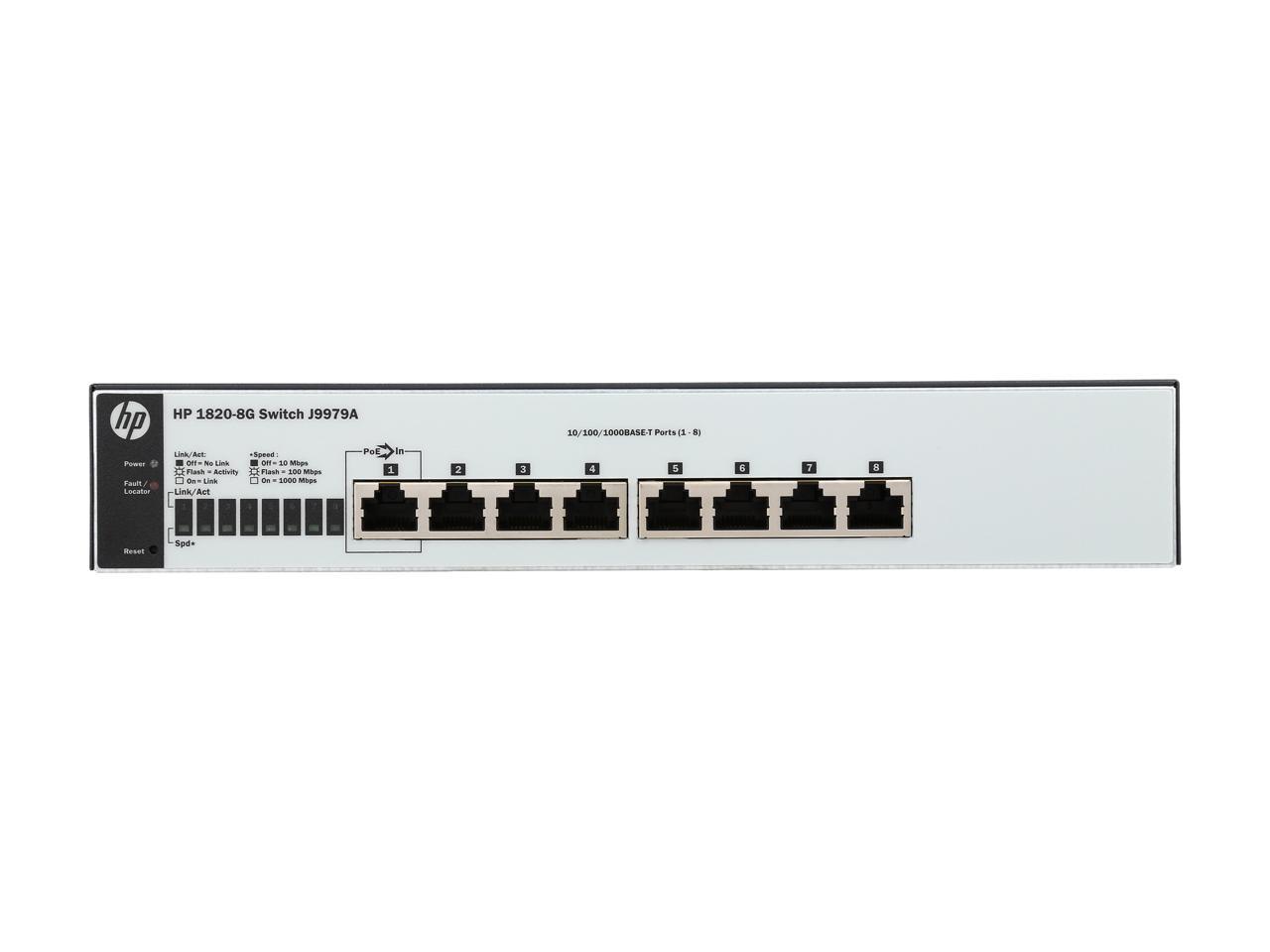 HPE OfficeConnect 1820 8G Switch (J9979A#ABA) - Newegg.ca