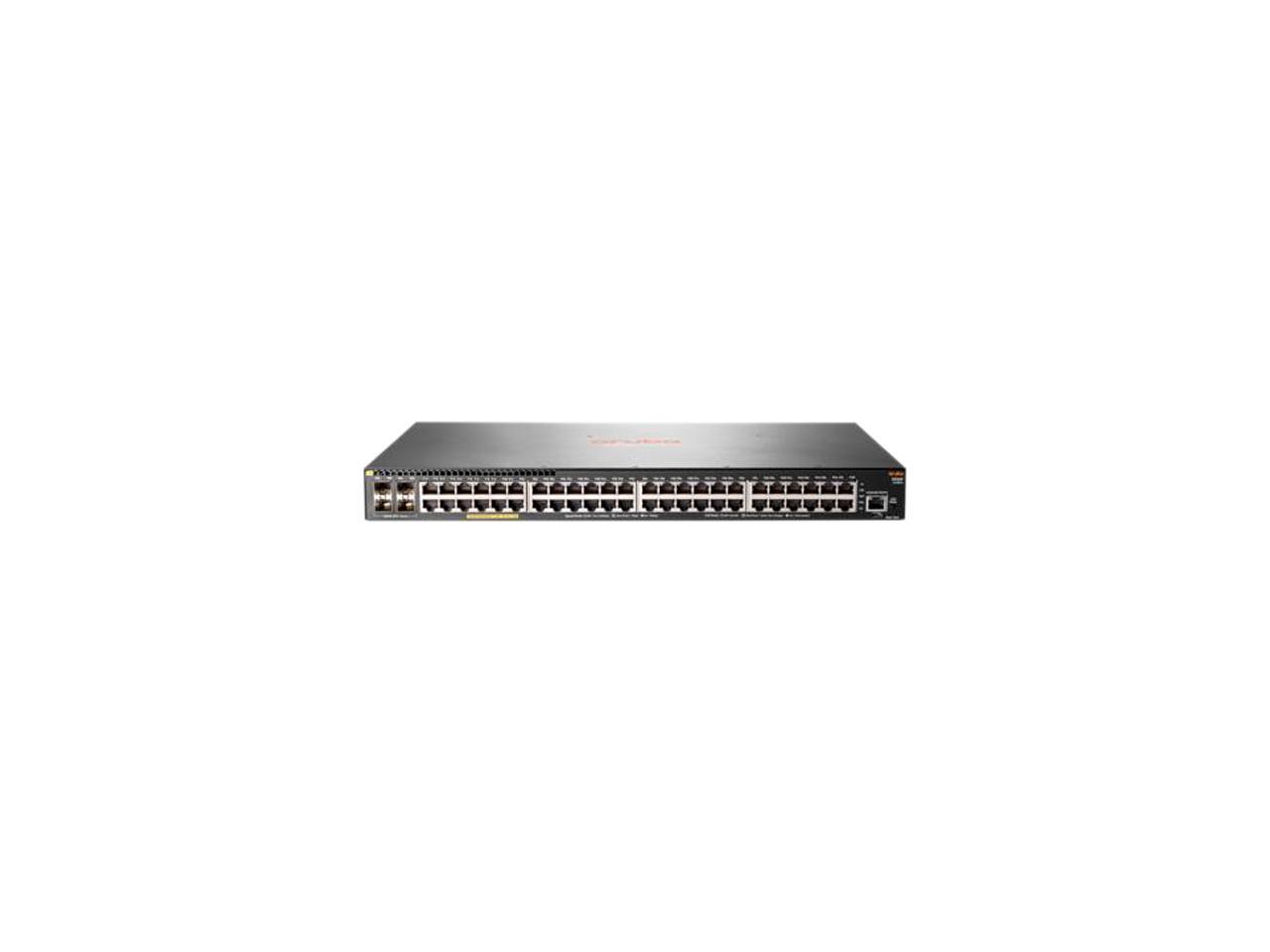 HPE Aruba JL256A#ABA 2930F 48G PoE+ 4 SFP+ Switch - Newegg.com
