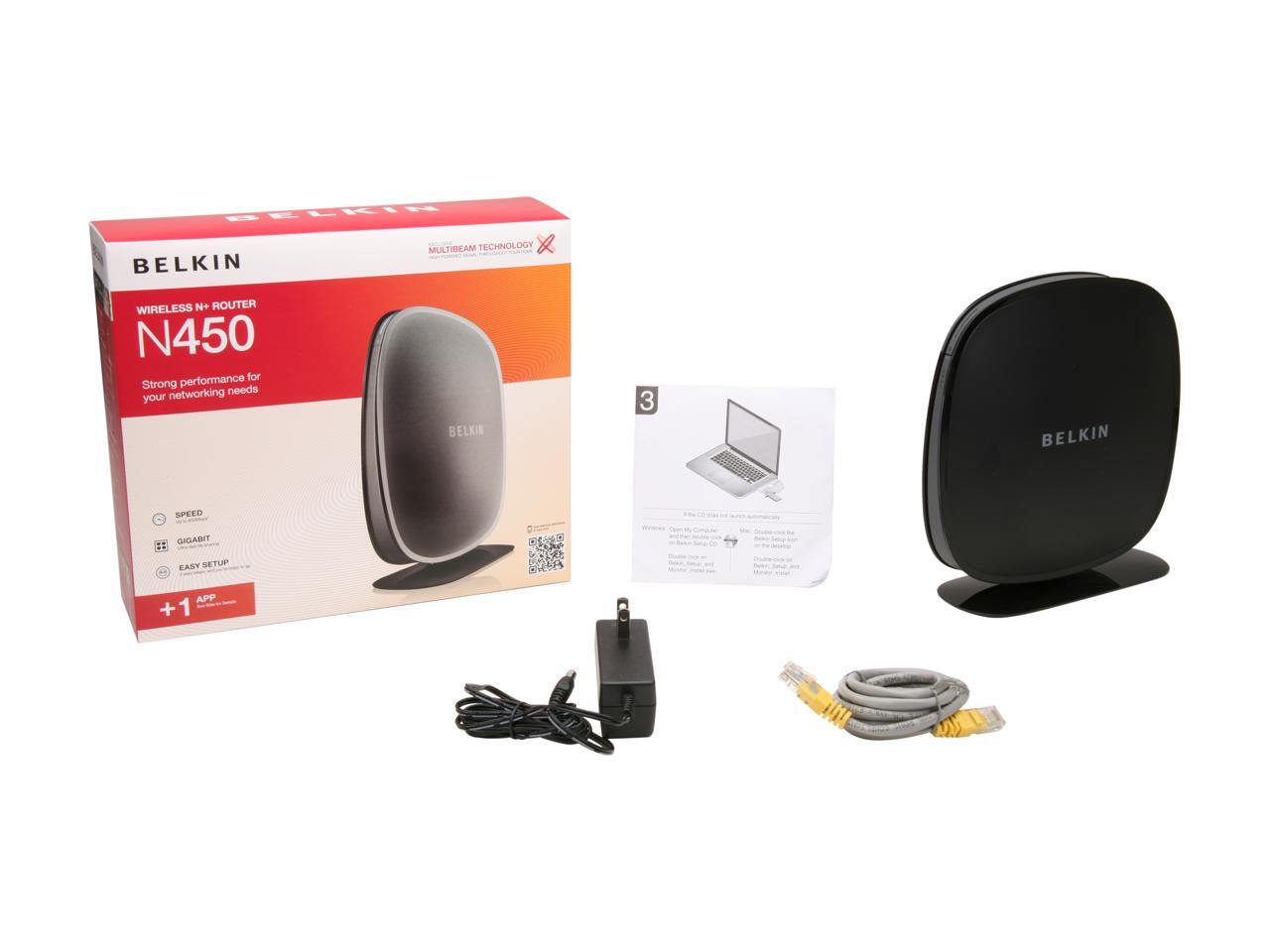 BELKIN F9K1003 N450 Wireless N+ Router - Newegg.com