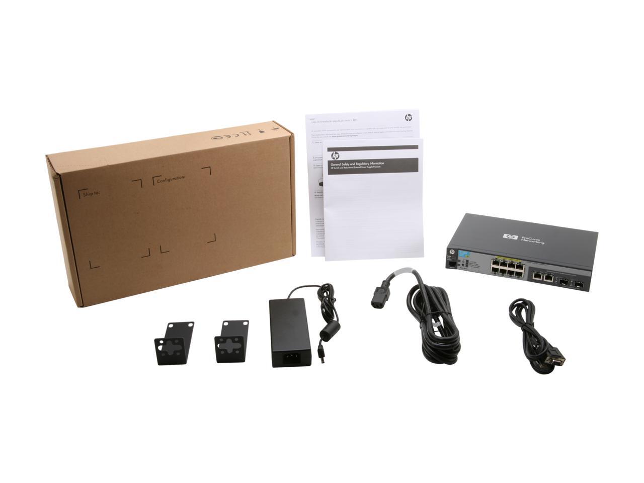 HP J9137A#ABA ProCurve 2520-8-PoE Switch - Newegg.com