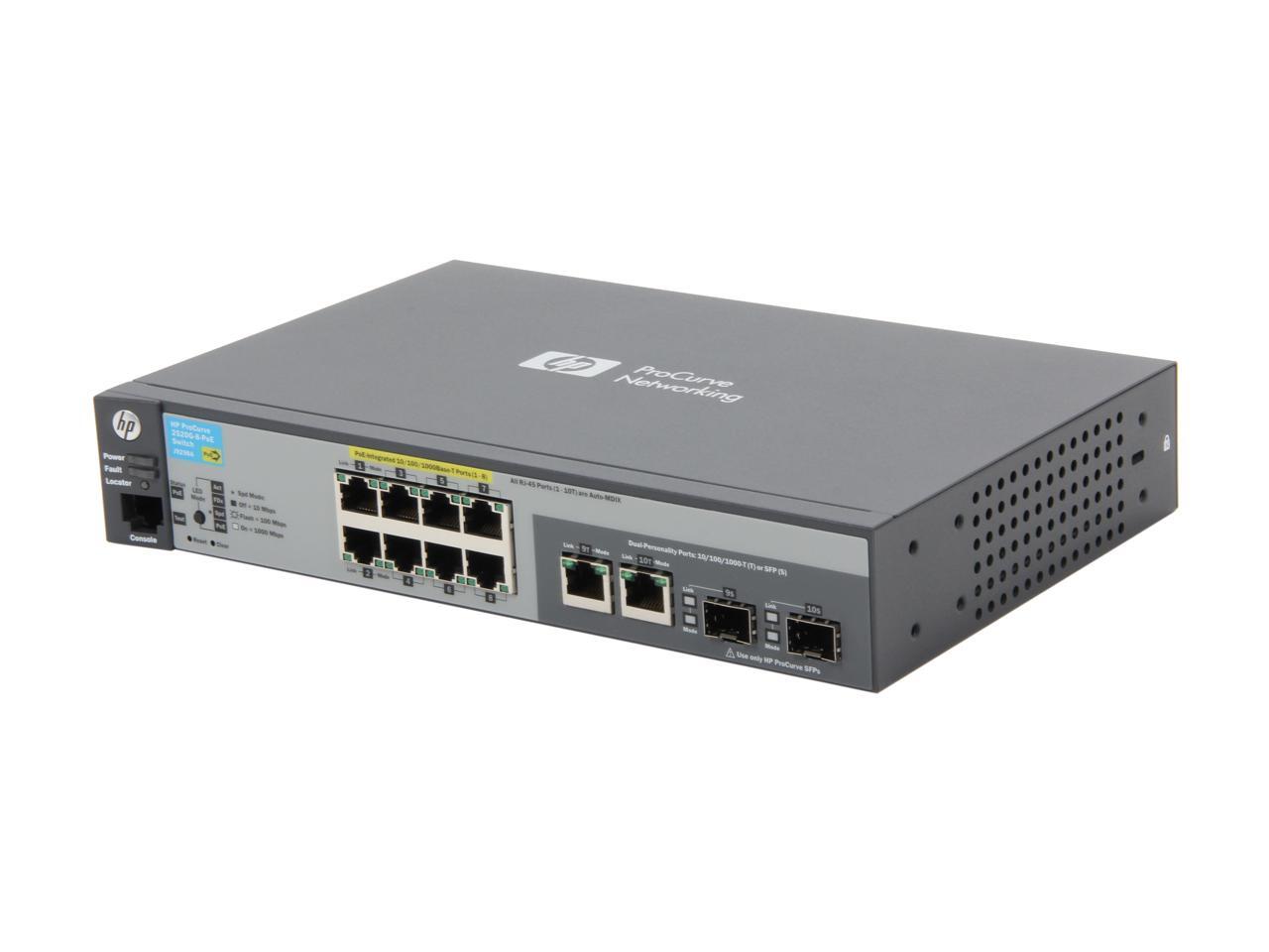 HP ProCurve 2520 Series J9298A#ABA Switch - Newegg.com