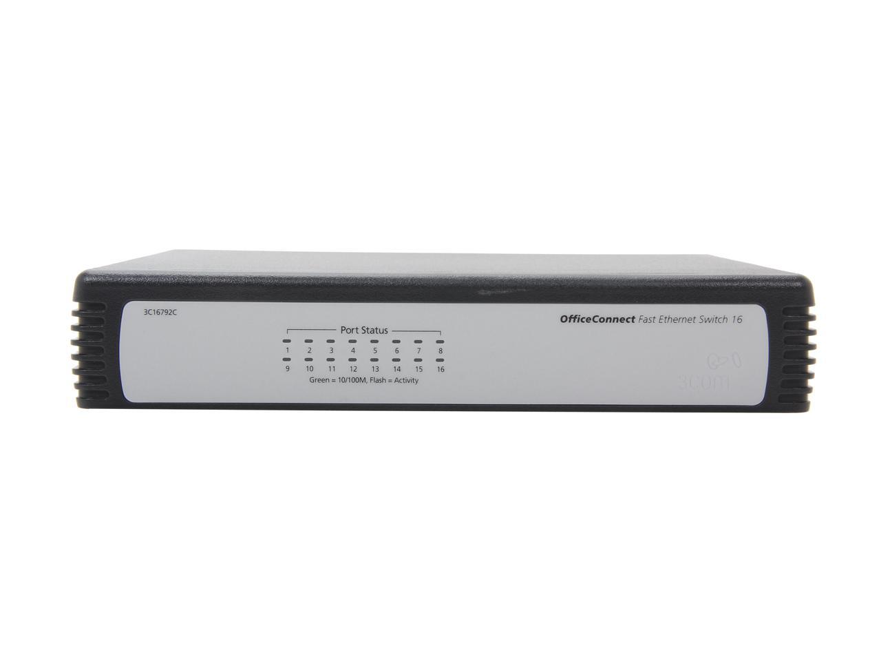 HP 1405-16 Desktop Fixed 16 Port Unmanaged Ethernet Switch - Newegg.com