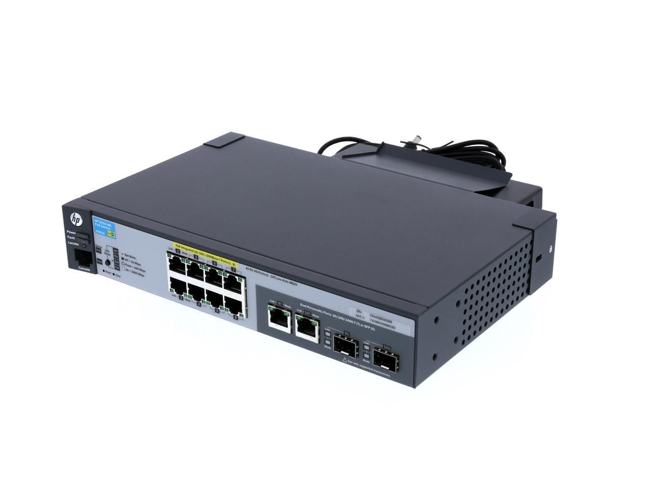 HP J9562A#ABA ProCurve 2915-8G-PoE Ethernet Switch - 10 Port - 2 Slot ...
