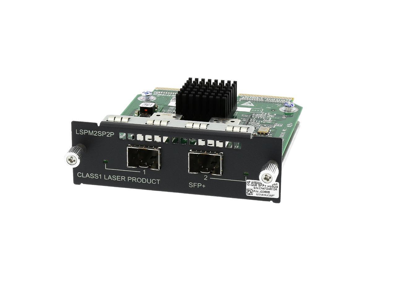 HPE JD368B 2p 10-GbE SFP+ A5500/E4800/E4500 Module - Newegg.com