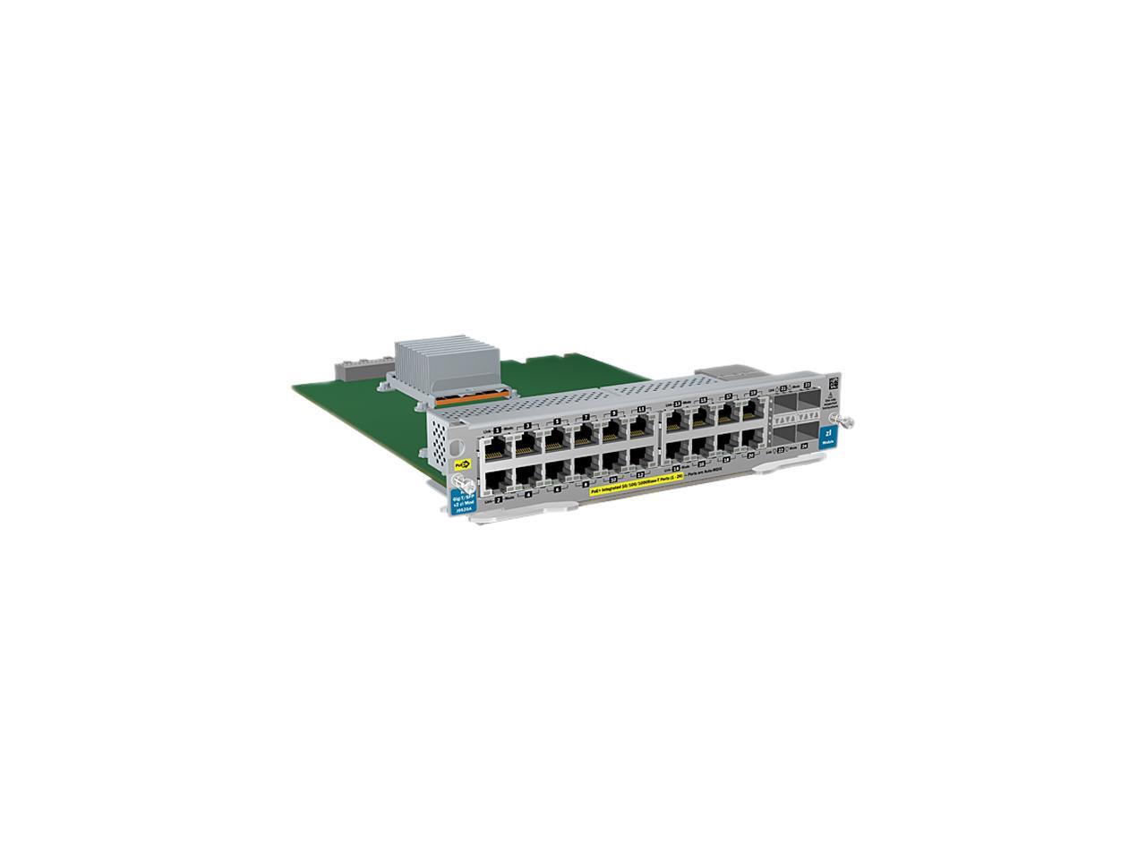 HPE J9535A 20-port Gig-T PoE+ / 4-port SFP v2 zl Module - Newegg.com