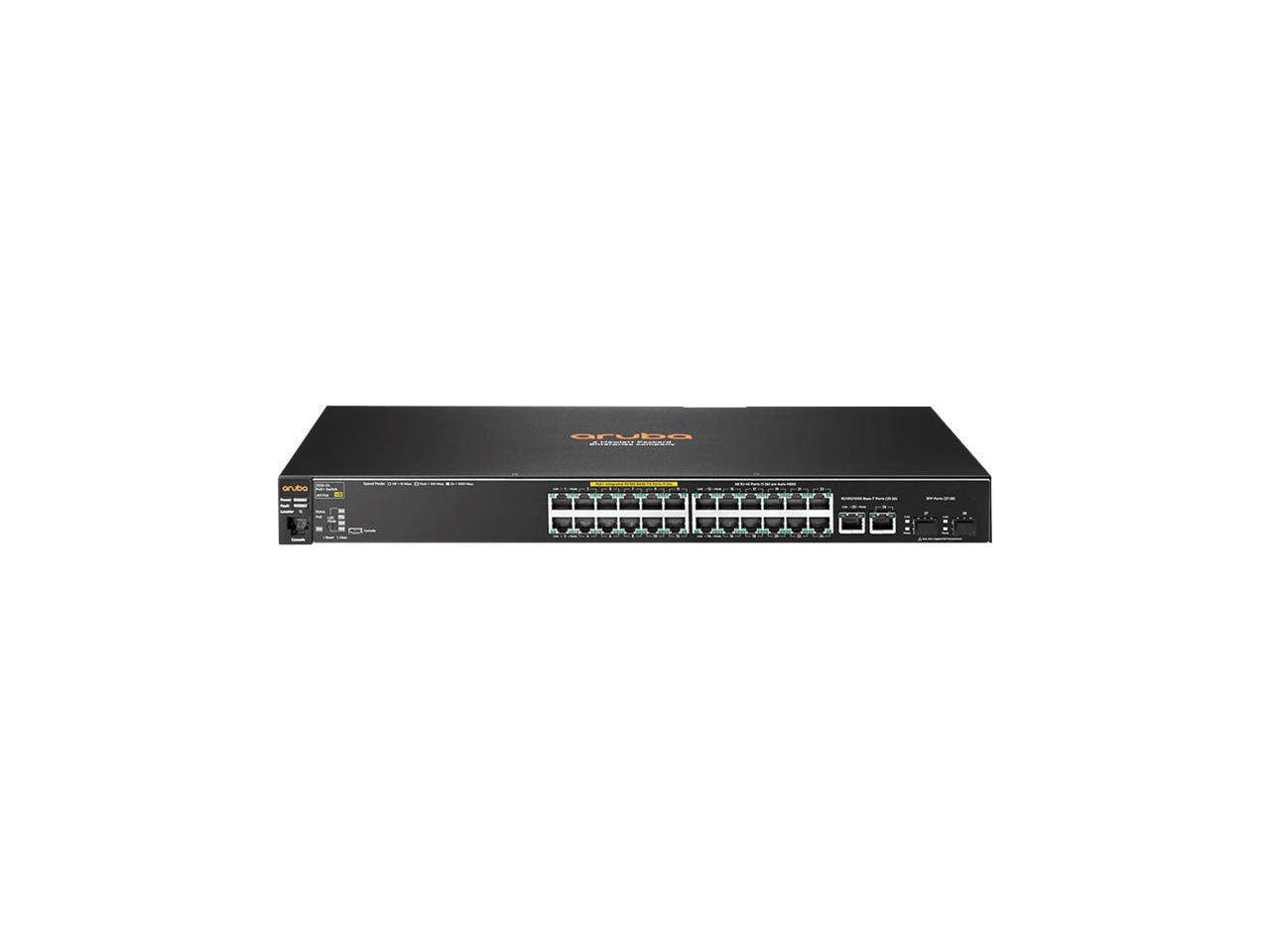 Aruba 2530-24-PoE+ Fast Ethernet Switch - 24 10/100 Network Ports, 2 ...