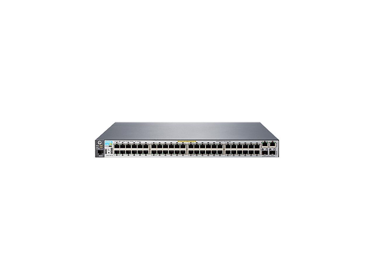 HPE Aruba 2530 48 PoE+ Switch (J9778A) - Newegg.com