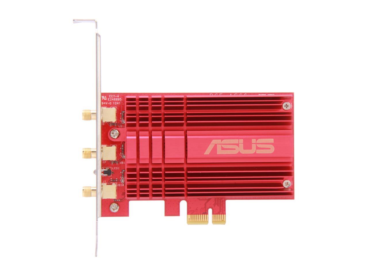 ASUS PCE-AC66 PCI Express AC Dual-Band Wireless Adapter - Newegg.com