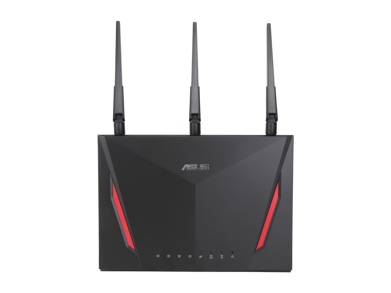 ASUS AC2900 WiFi Dual-band Gigabit Wireless Router with 1.8GHz Dual ...