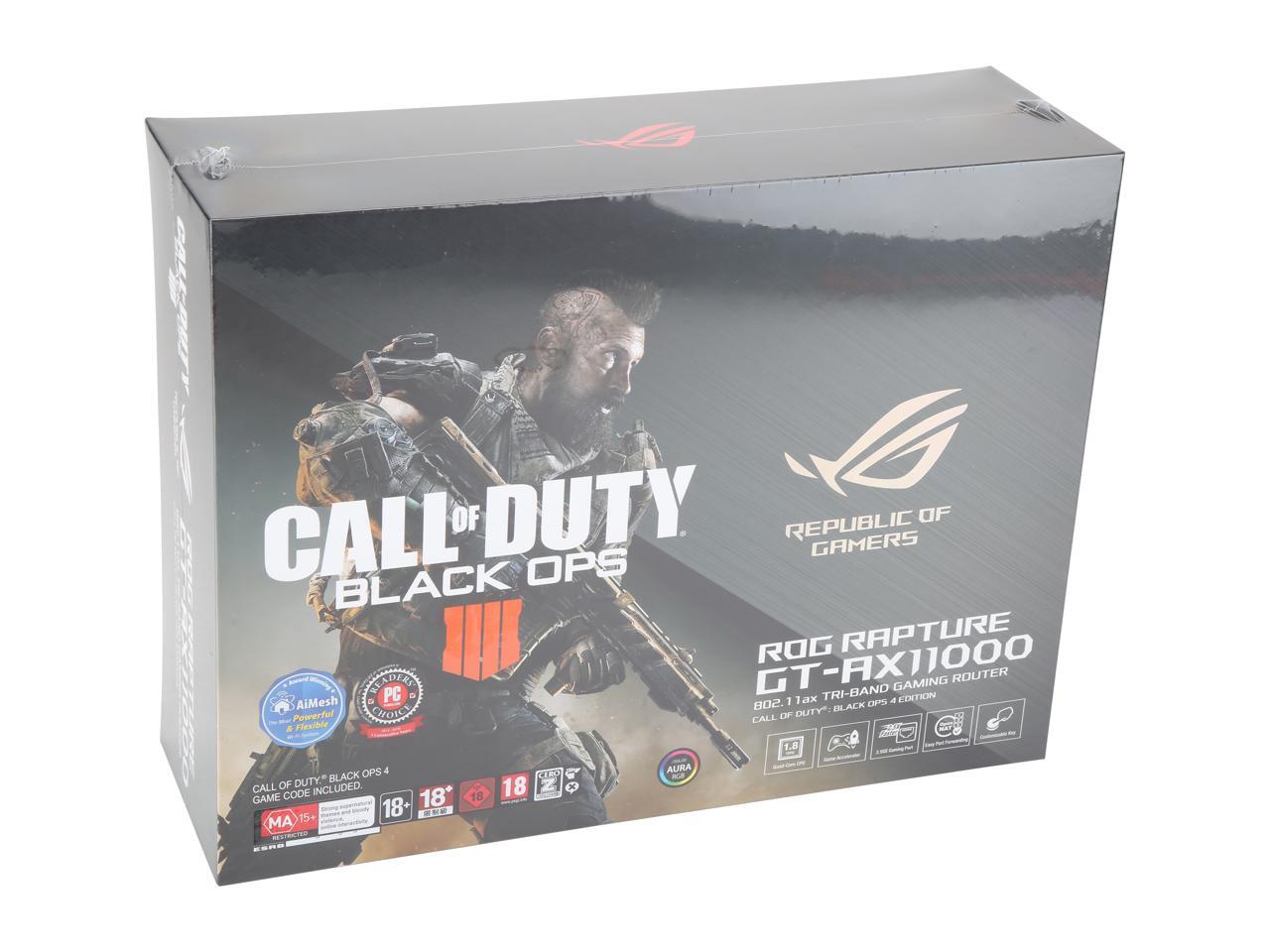 ASUS ROG Rapture GT-AX11000 Call of Duty Black Ops 4 Edition, AX11000 ...