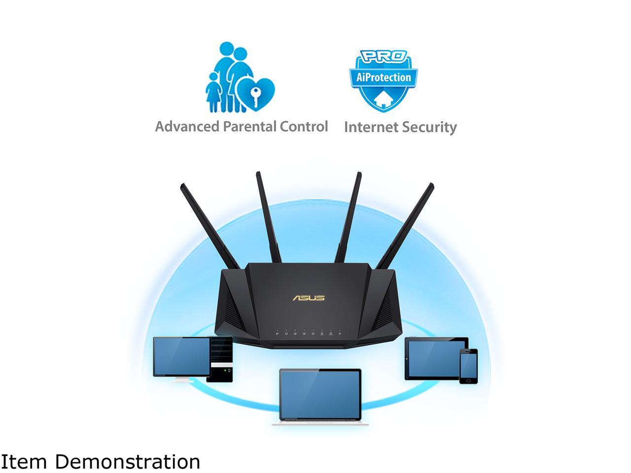ASUS Wireless AX1800 Dual-Band Wi-Fi 6 Router (RT-AX56U/CA) - Newegg.ca