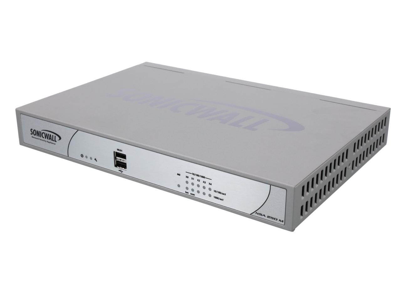 SonicWall 01-SSC-9747 VPN Wired Network Security Appliance 250M ...