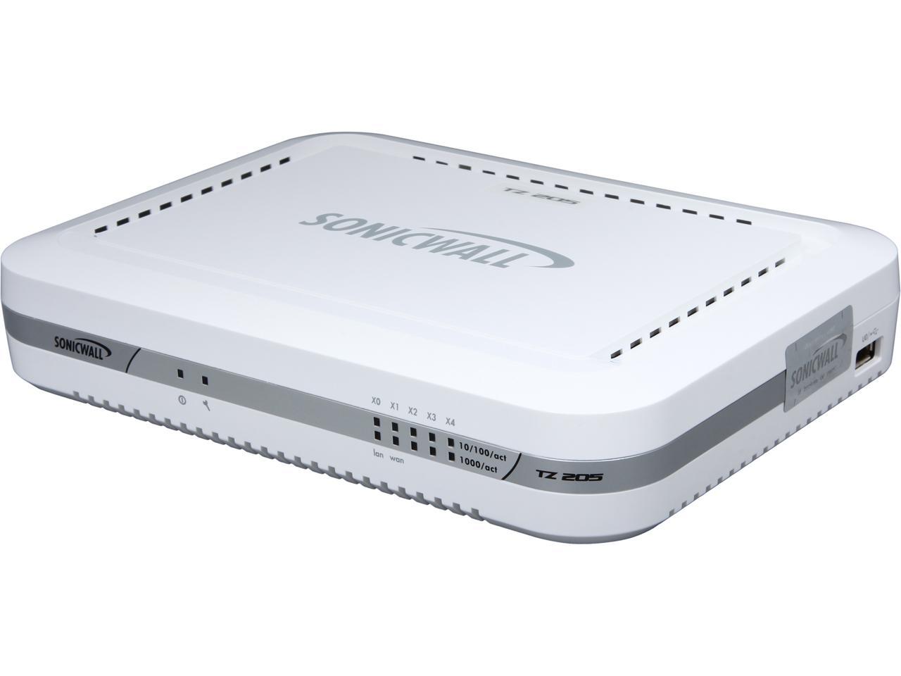 SonicWALL 01-SSC-4885 TZ 205 Secure Upgrade Plus Program Hardware with ...