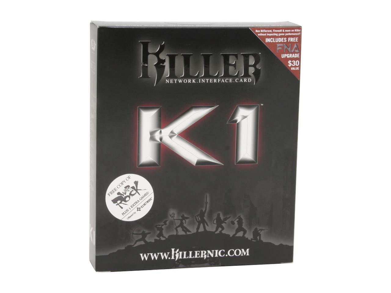 Killer NIC K1 Gaming Network Card – 10/100/1000Mbps PCI Network Adapter ...