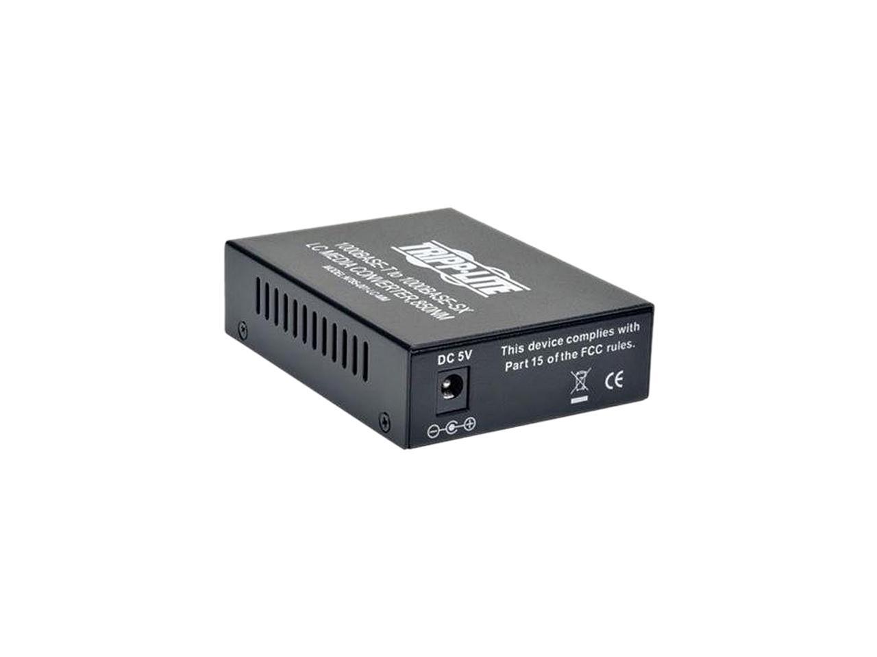 Tripp Lite LC Multimode Media Converter, 10/100/1000, 550M, 850nm (N785 ...