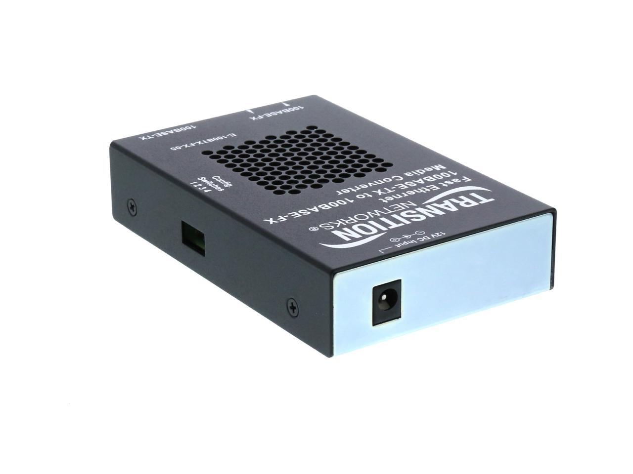 TRANSITION E-100BTX-FX-05(SC)NA Fast Ethernet 100BASE-TX to 100BASE-FX ...