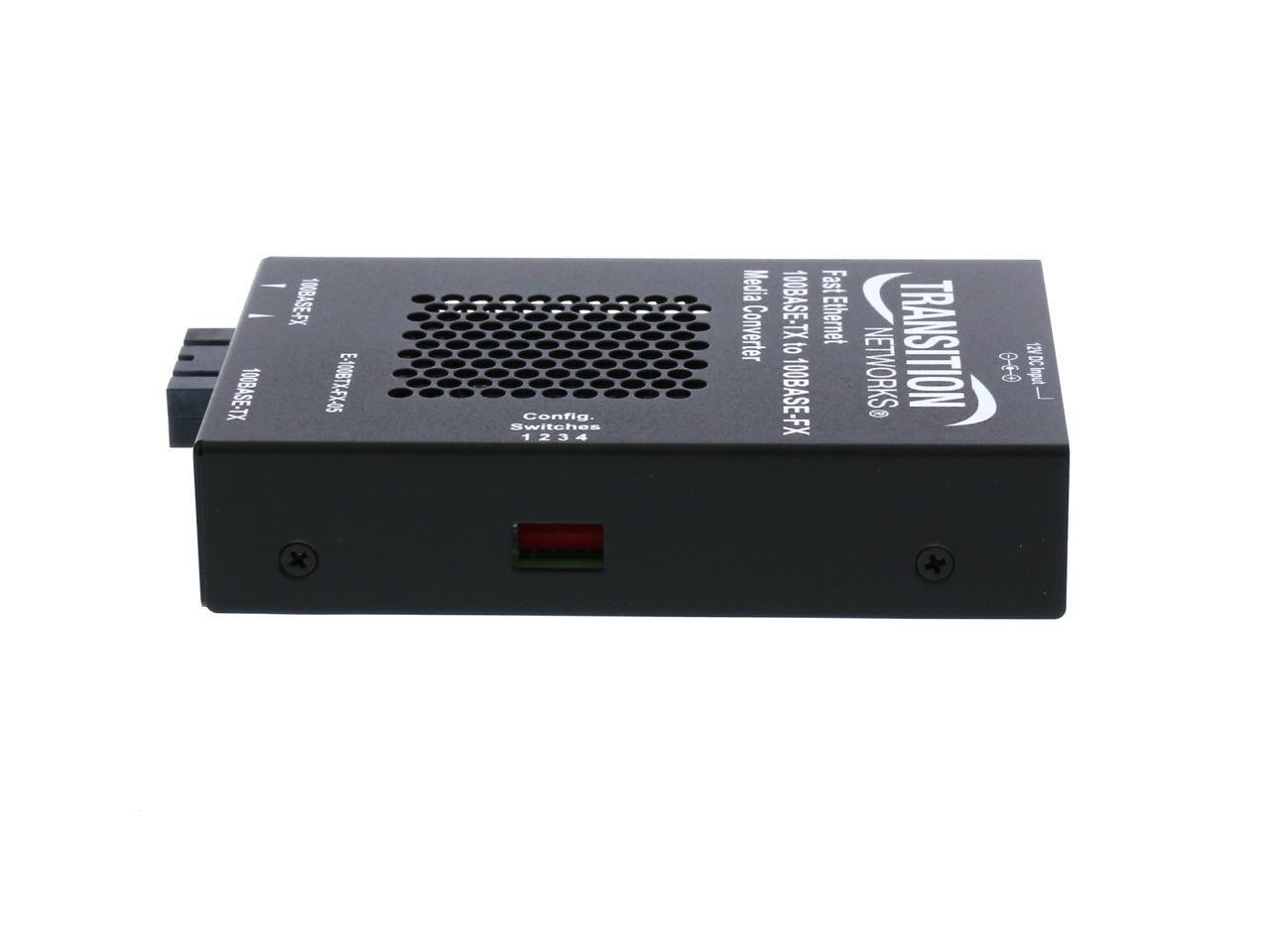 TRANSITION E-100BTX-FX-05(SC)NA Fast Ethernet 100BASE-TX to 100BASE-FX ...