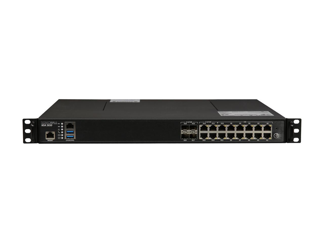 SONICWALL NSA 2650 High Availability - Security Appliance (01-SSC-2007 ...