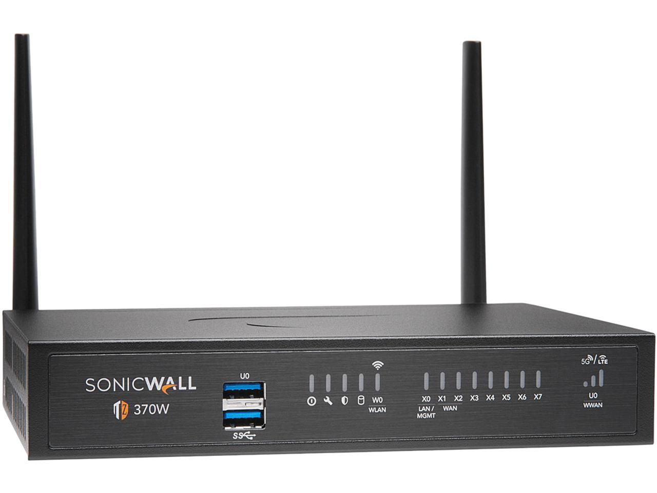 SonicWall 02-SSC-8058 VPN Wireless TZ370 Wireless-AC (Hardware Only ...