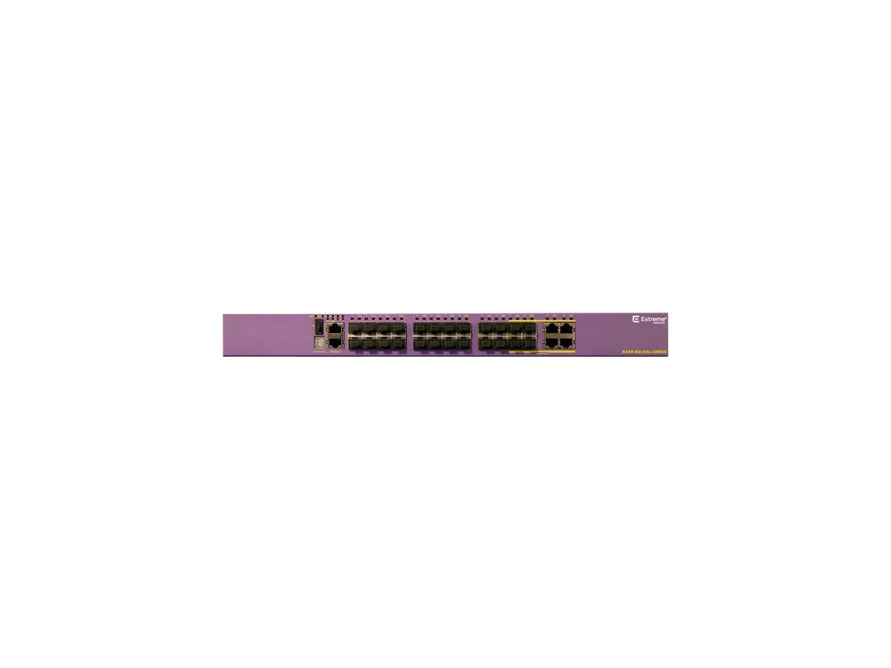Extreme Networks ExtremeSwitching X440-G2-24x-10GE4 Ethernet Switch ...