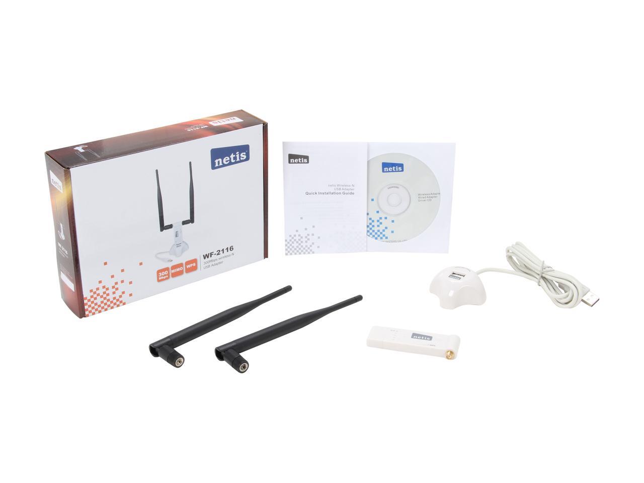 NETIS WF2116 USB 2.0 Wireless-N Adapter - Newegg.com