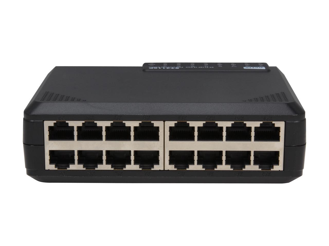 NETIS ST3116P 16 Port Fast Ethernet Switch - Newegg.com