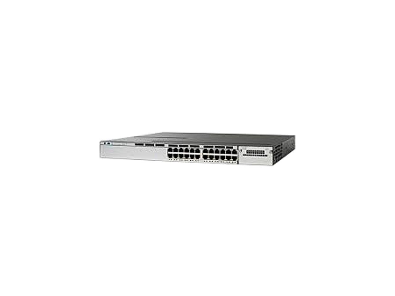 CISCO WS-C3850-24T-L Ethernet Switch Catalyst 3850 24 Port Data LAN ...