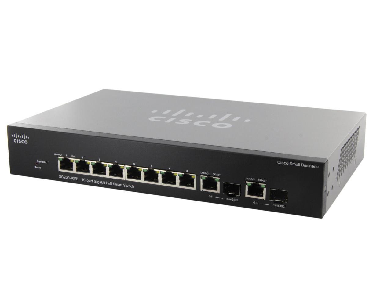 Cisco Small Business SG200-10FP-NA Smart Switches - Newegg.ca