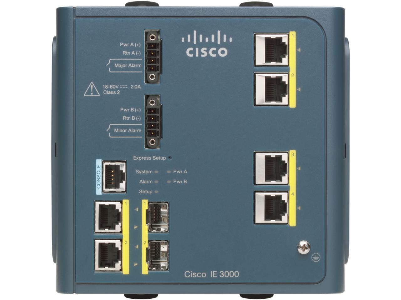 CISCO IE-3000 IE-3000-4TC Switch - Newegg.com