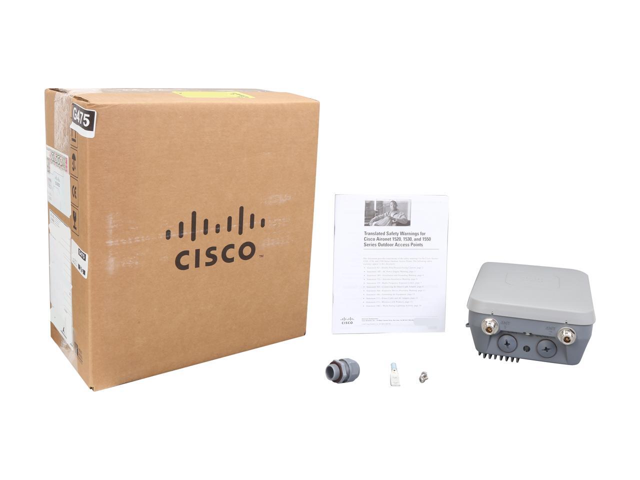 CISCO AIR-CAP1532E-A-K9 Low-Profile Outdoor AP , External Antenna., A ...