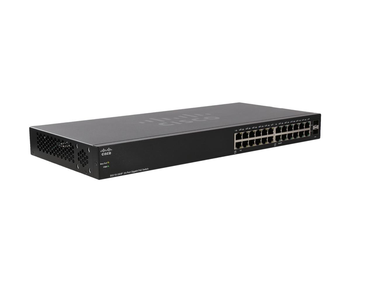SG110-24HP 24-Port PoE Unmanaged Gigabit Switch - Newegg.com