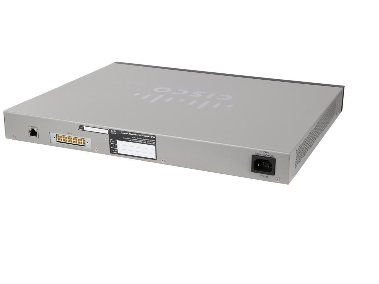 Cisco SMB SG550XG-8F8T-K9 8 Port Stackable Managed Ethernet Switch 10 ...