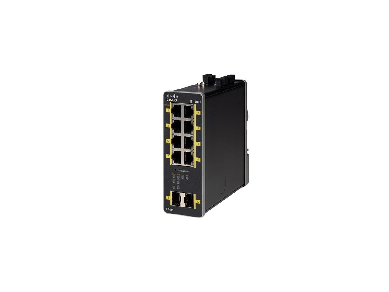 Cisco IE 1000-8P2S-LM Industrial Ethernet Switch - Newegg.com