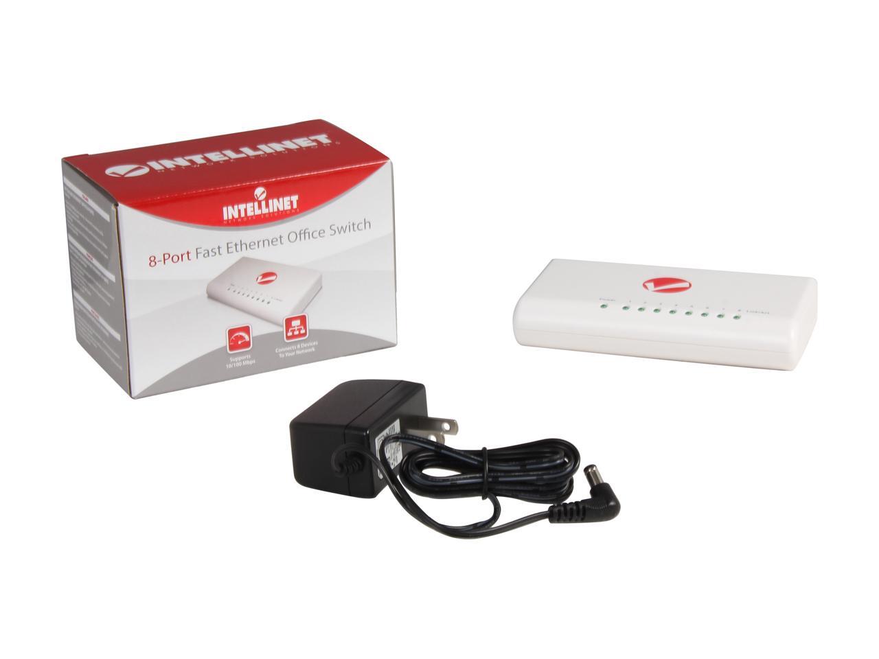 Intellinet 502054 Fast Ethernet Office Switch - Newegg.com