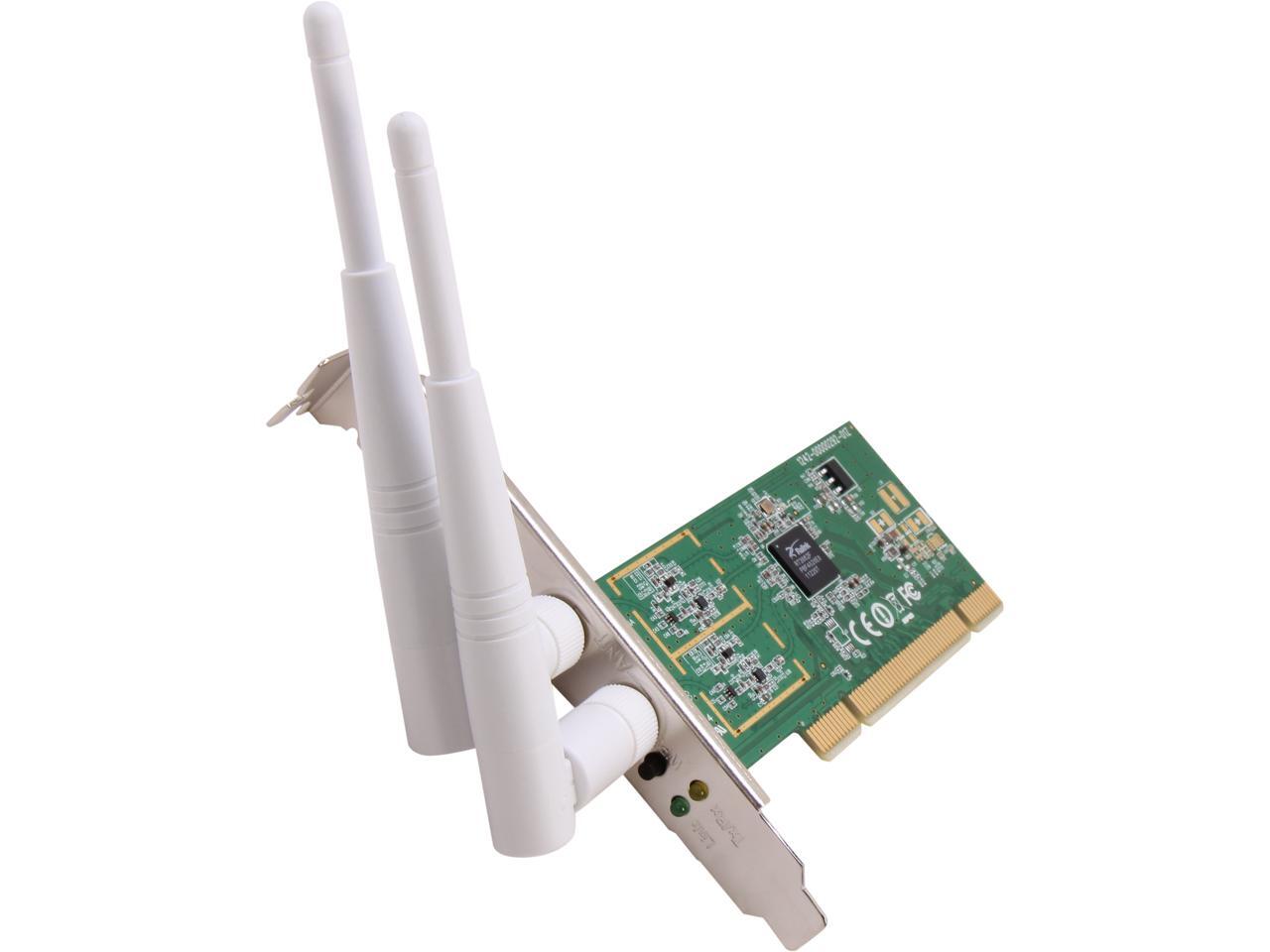 INTELLINET Network Solutions 525176 32-bit PCI Wireless 300N Card ...