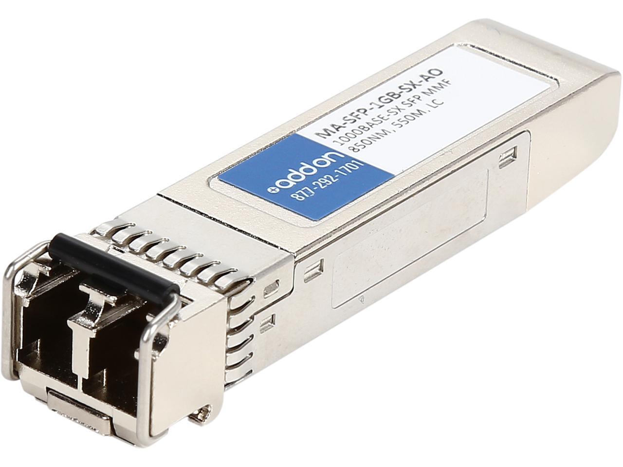 AddOn Meraki now Cisco MA-SFP-1GB-SX Compatible 1000Base-SX SFP Transceiver (MMF, 850nm, 550m ...