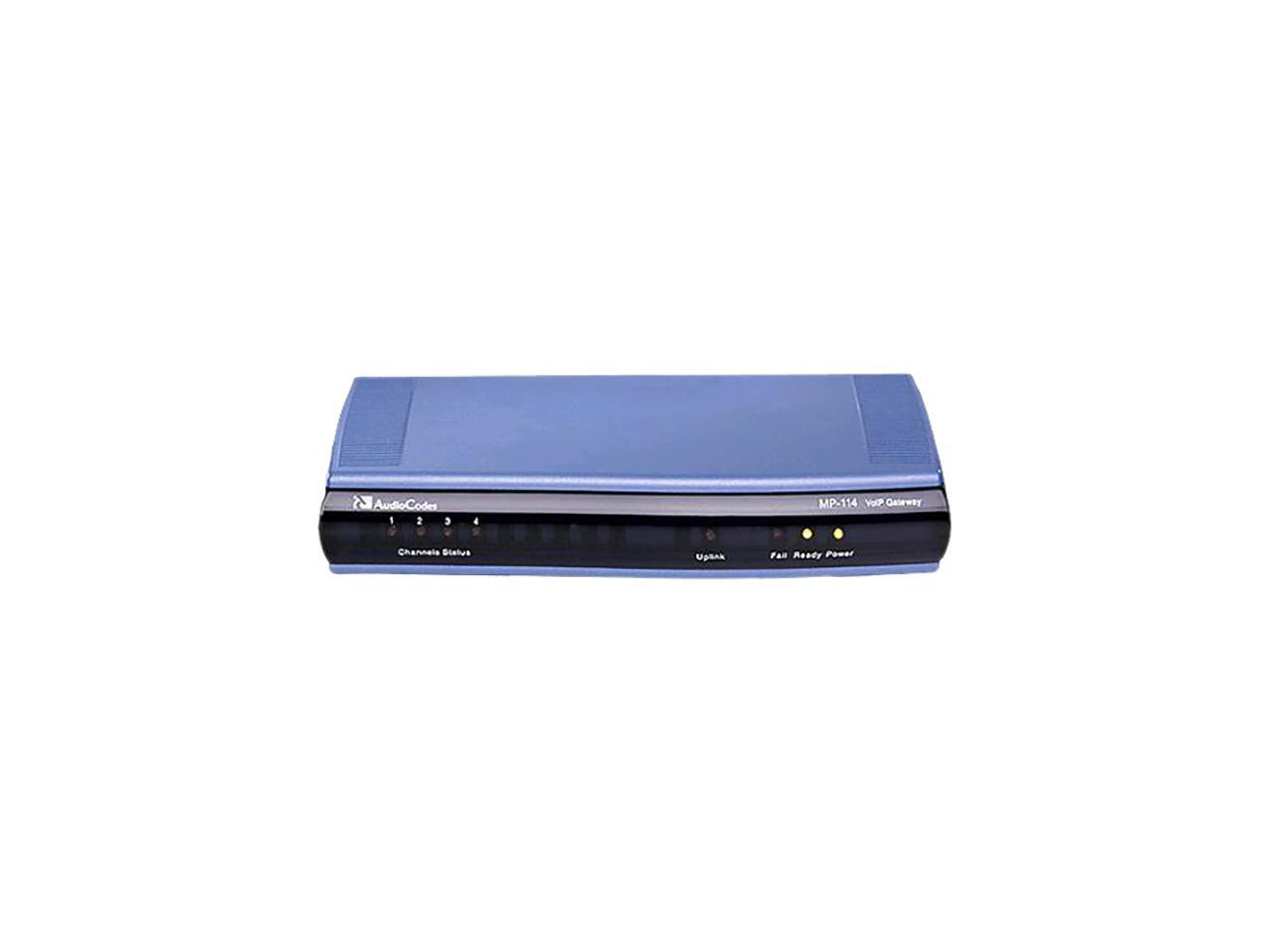AudioCodes MP114/4S/SIP/CER MediaPack Series of analog VoIP Gateways ...