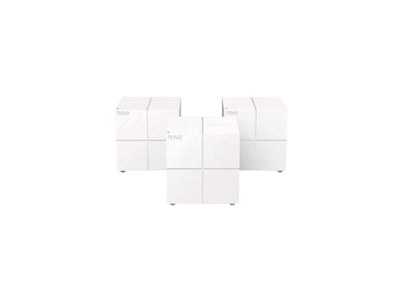 Tenda Nova MW6(3-pack) Whole Home Mesh Router Wi-Fi System Coverage Up ...