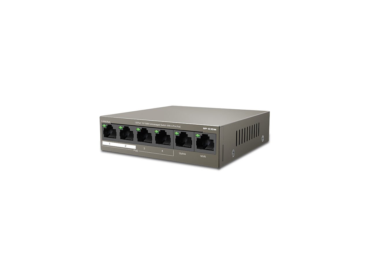 Tenda IP-COM 6-Port 10/100M Unmanaged Switch With 4-Port PoE - Newegg.com