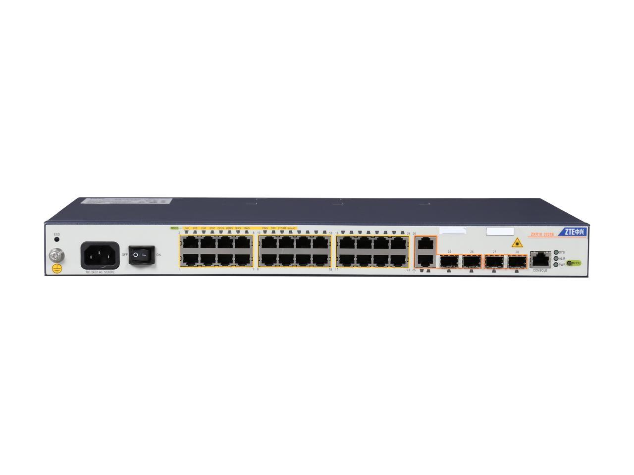Open Box: ZTE ZXR10 2928E Switch - Newegg.com
