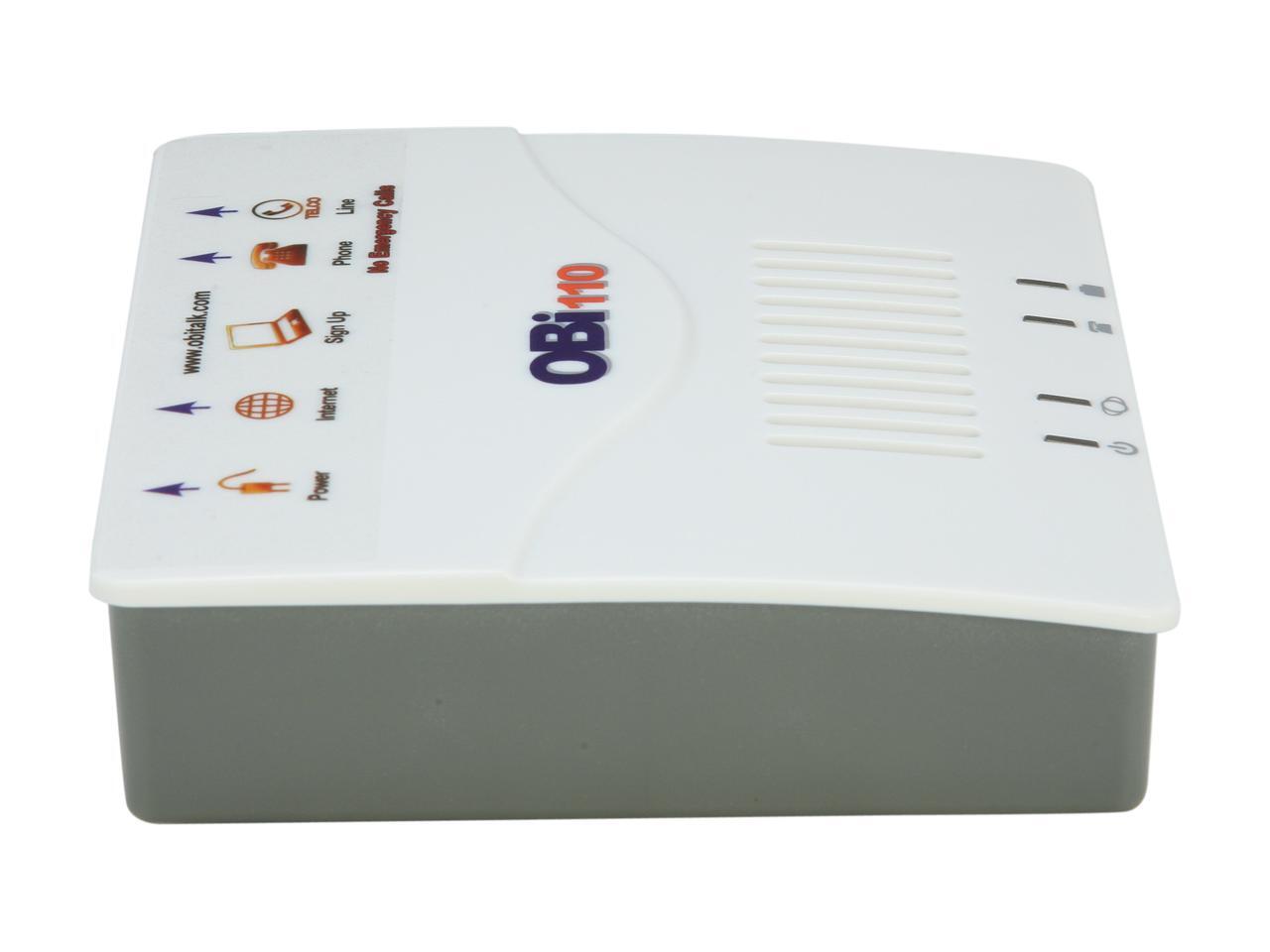 Obihai OBI110 VoIP Telephone Adapter with SIP & Phone Line Gateway ...