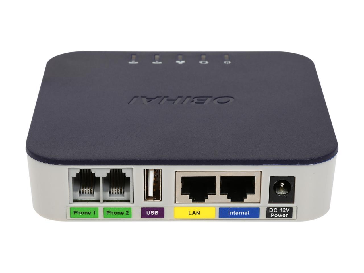 Obihai OBi202 VoIP Telephone Adapter with 2-Phone Ports, Router & USB - Newegg.com