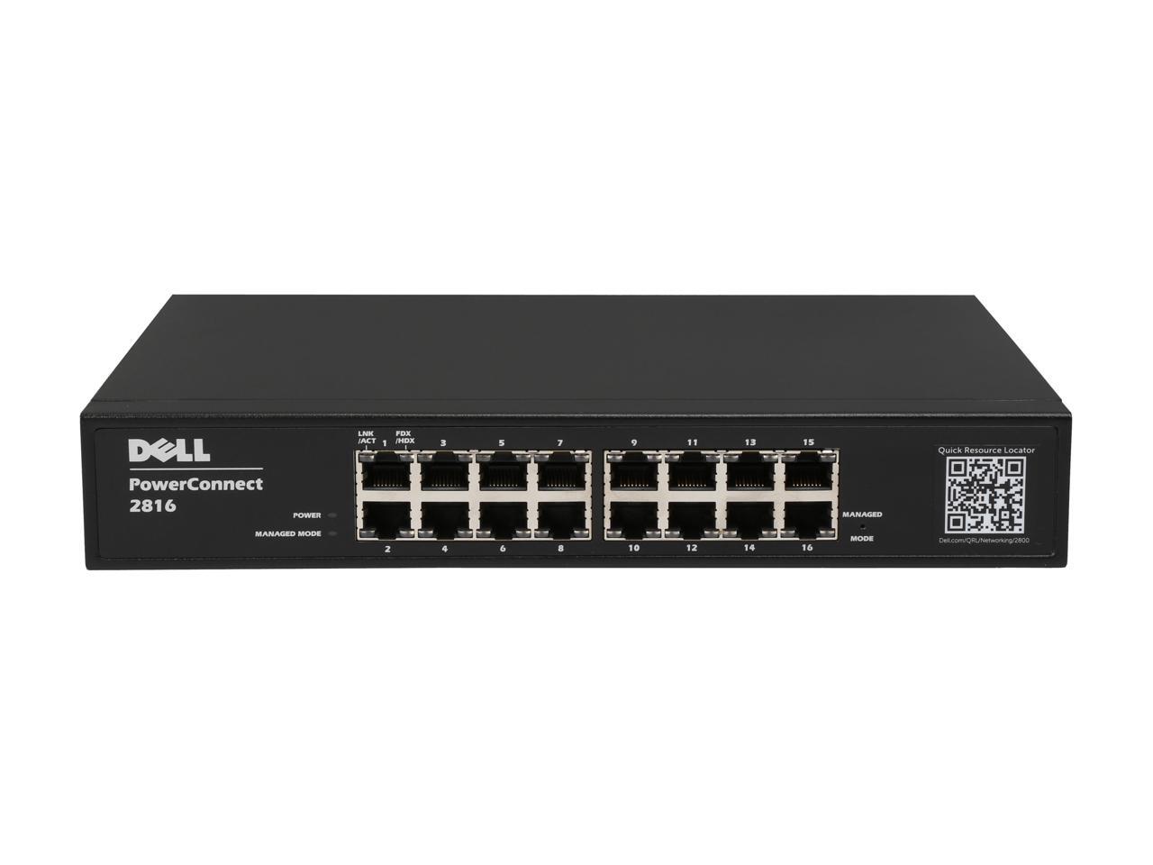 Dell PowerConnect 2816 16 Port 10/100/1000 Gbps Smart Switch - Newegg.ca