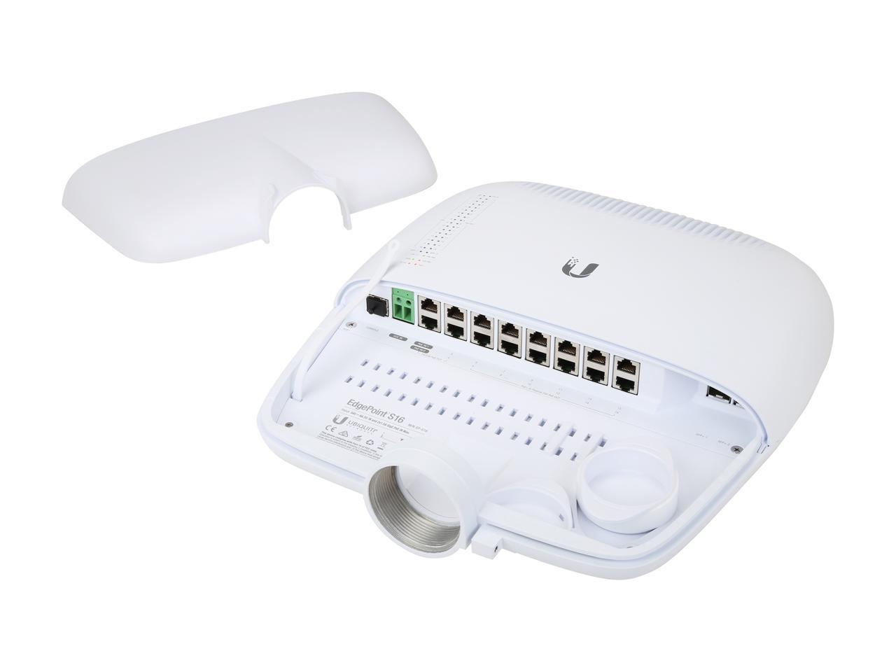 Ubiquiti EdgePoint Switch WISP Control Point with FiberProtect (EP-S16 ...