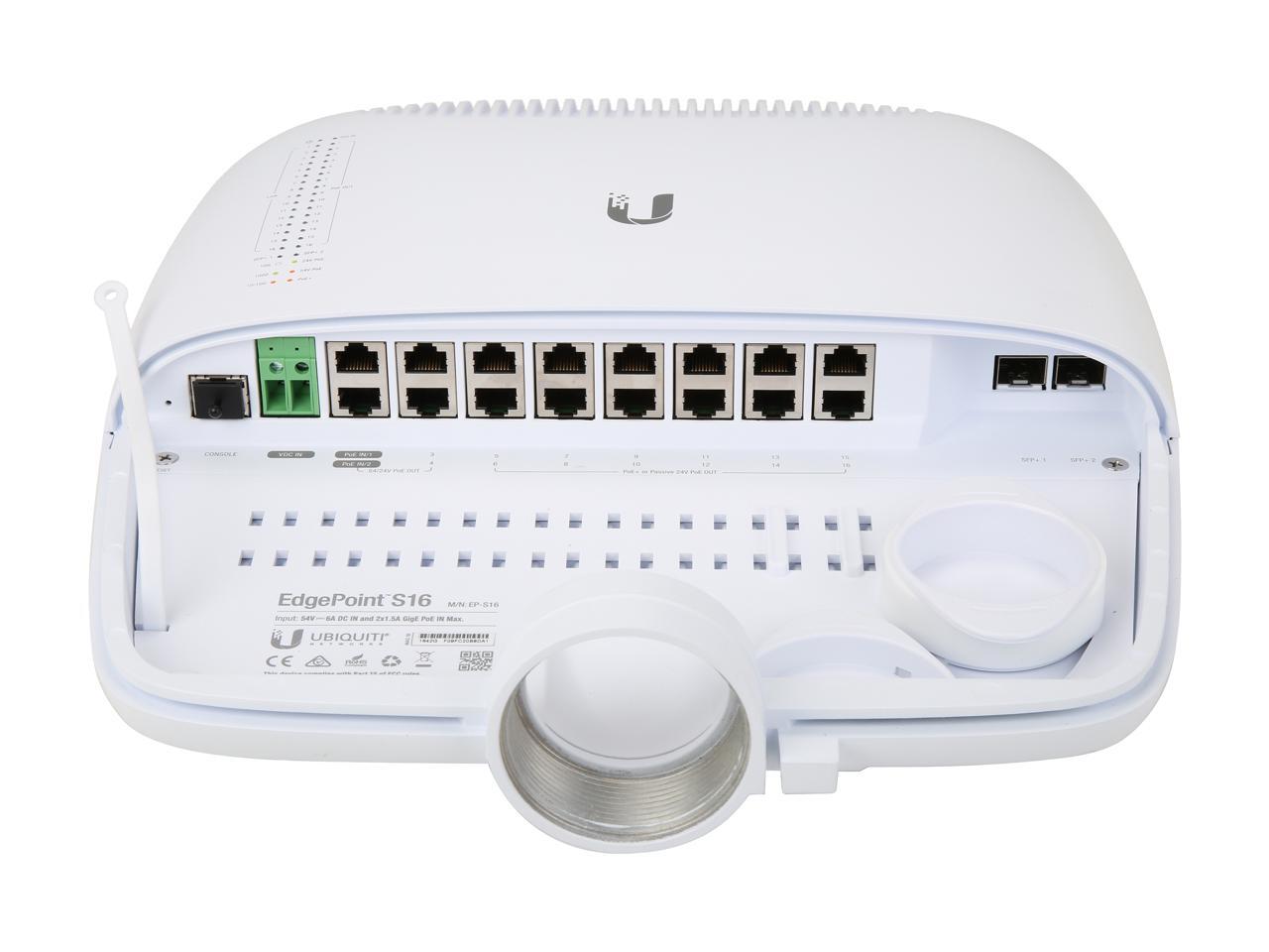 Ubiquiti EdgePoint Switch WISP Control Point with FiberProtect (EP-S16 ...