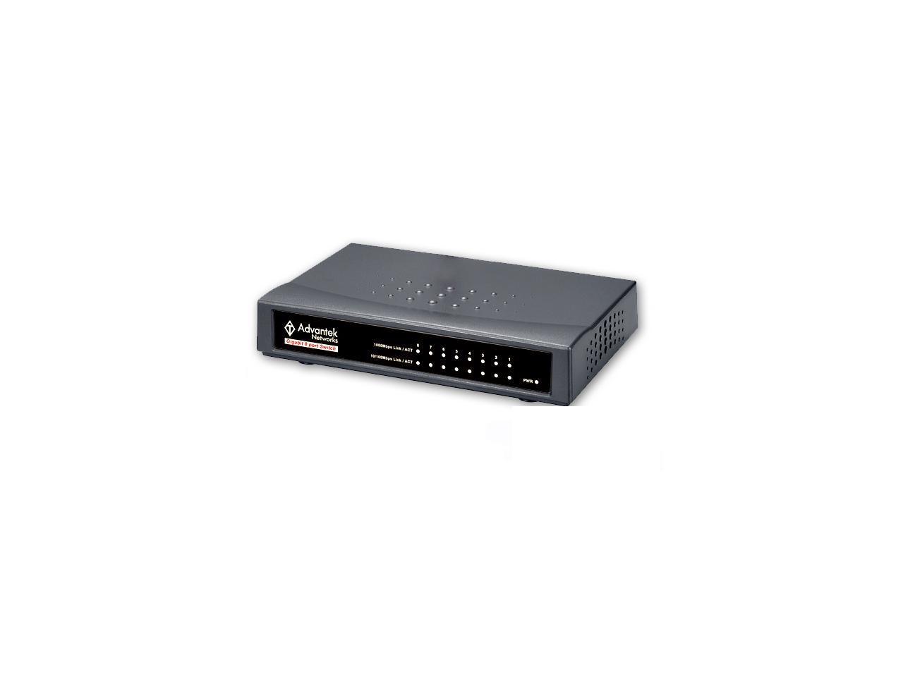 Advantek ANS-800P Gigabit Ethernet Switch - Newegg.com