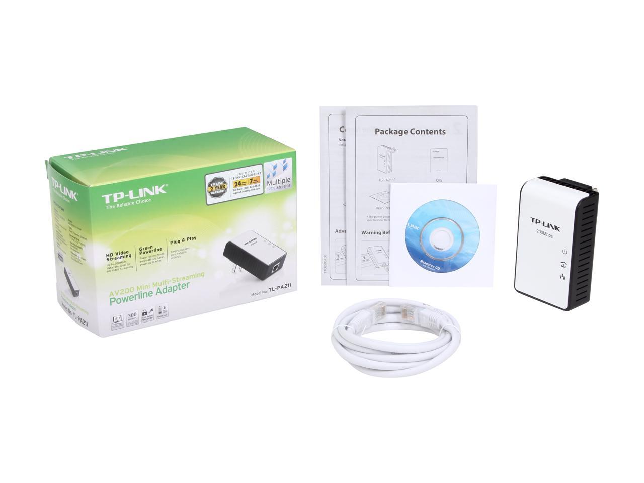 TP-Link TL-PA211 AV200 Mini Powerline Adapter - Newegg.com